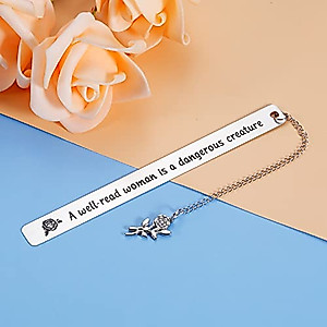 Book Lover Gift for Woman Christmas Gift Stocking Stuffers for Teen Girls Inspirational Bookmark Graduation Birthday Valentine Gifts for Female Friends Girls Bestie Daughter Mom Grandma Teacher