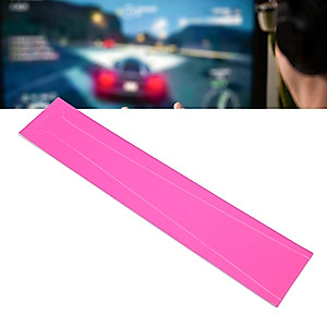 for PS5 Console Middle Skin, Integral for PS5 Digital Edition Host Middle Strip Sticker, Console Center Part Protection Decal Strip Film, Durable Scratch Resistant (Pink)