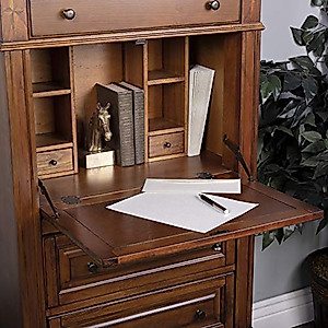 Butler Wordsworth Olive Ash Burl Secretary