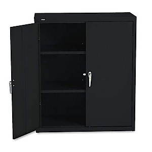 HON Brigade Series Five-Shelf Storage Cabinet - High Storage Cabinet, 36w by 18d by 42h , Black (HSC1842)