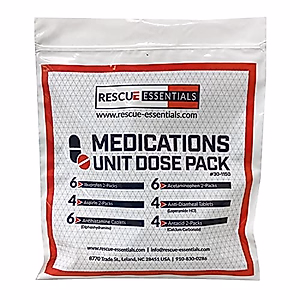 Rescue Essentials Medications Unit Dose Pack
