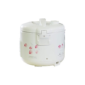 TRC-08 Cool Touch 8-Cup Rice Cooker and Warmer with Steam Basket, White