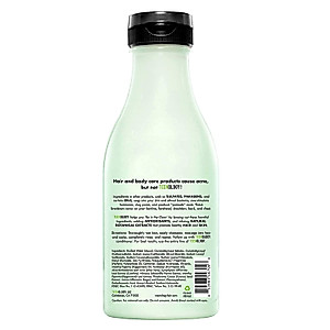 Teenology Shampoo and Conditioner Bundle (Save 5%) - Avoid Forehead Acne and Breakouts - Sulfate and Paraben Free, Noncomedogenic, Natural Botanical Extracts, Sweet Mint - 16 oz