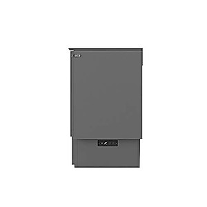 AFI Monroe Murphy Bed Chest with Charging Station, Queen, Grey