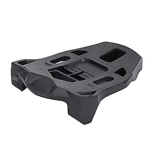 ZPSHYD 1 Pair Bike Cleat Set, Plastic Black Road Bike Cycling Pedal Cleat Lock Anti-Skid Road Bike Cleat for Riding