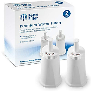 BES008WHT0NUC1 Replacement Water Filter Compatible with Breville Claro Swiss For Oracle, Barista & Bambino - Compare to Part # BES008WHT0NUC1 includes 2 Premium Replacement Cartridges.