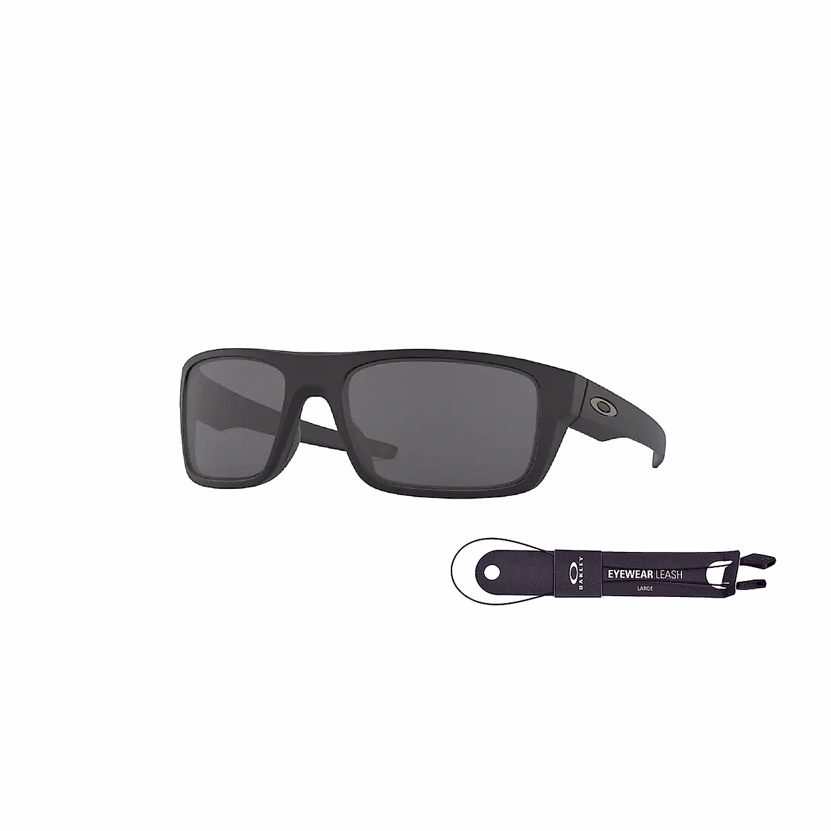 Oakley Drop Point OO9367 Matte Black/Grey 60MM Non-Polarized Rectangle Sunglasses for Men