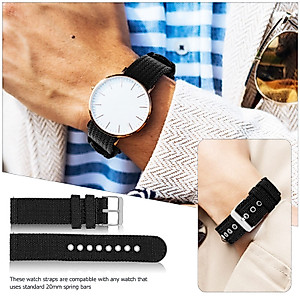 2pcs Strap Watch Band for Men Watch Band Replacement Men Watch Band Replacement Band 20mm Watch Band Replacement Watch Band Women's Watch Bands Quick Release Watch Band