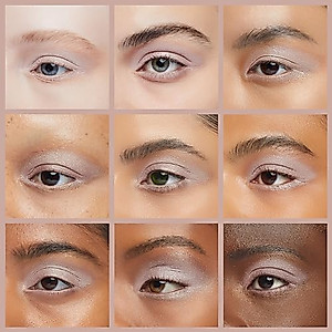 LUXAZA Cream Single Eyeshadow Stick with Blending Brush, Hypoallergenic Eye Shadow Stick Makeup, Pro Waterproof & Long Lasting Eye Brightener Stick, Eyeshadow Pencil Crayon Matte #86