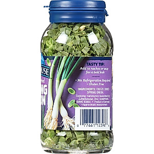 Litehouse Freeze Dried Spring Onion - Fresh Spring Onion, 1 Bunch Inside, Fresh Taste, Gluten Free, Keto Friendly, No Refrigeration - 0.23 Ounce, 2-Pack