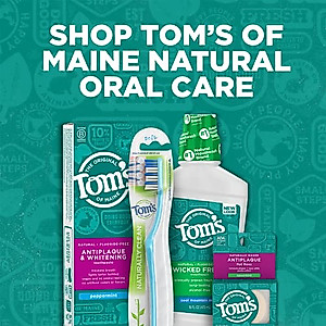 Tom's of Maine Natural Wicked Fresh! Alcohol-Free Mouthwash, Cool Mountain Mint, 16 oz. (Packaging May Vary)