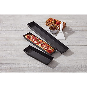 American Metalcraft HCLP16 Hard Coat Rectangle Long Pan, 16" L