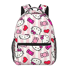 Cartoon Cat Backpack Casual Travel Bookbag Fashion Laptop Backpack