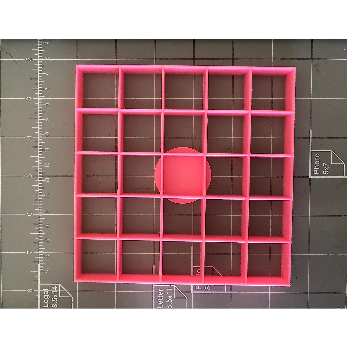 25 x1" size squares multi Cookie Cutter (5 x 5 in)