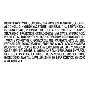 Jergens Natural Glow +FIRMING Self Tanner, Sunless Tanning Lotion for Fair to Medium Skin Tone, Anti Cellulite Firming Body Lotion for Natural-Looking Tan, 7.5 Ounce