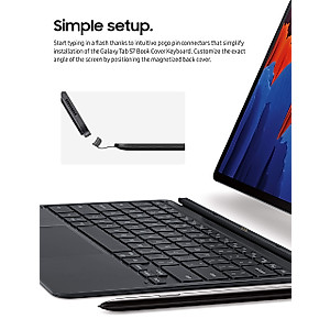 Samsung Galaxy EF-DT870 Keyboard & Cover for Tab S7 (Renewed)