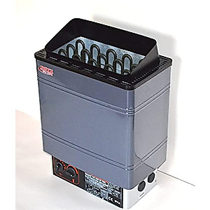 Turku 240V 6KW 300 Cu.Ft. Wet & Dry Sauna Stove Built-in Control