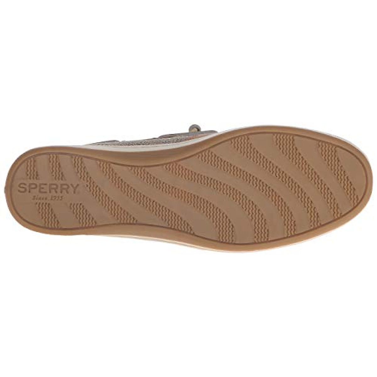 Sperry Womens Songfish Boat Shoe, Linen Oat, 9.5
