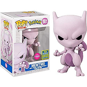 Funko Pop! Games #581 Pokemon Flocked Mewtwo (2020 Summer Convention Exclusive)