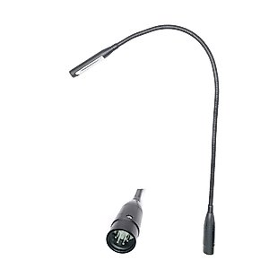24 Inch LED Lamp XLR 4Pin DJ Gooseneck Lamp for Yamaha BEHRINGER Mixer with 4-Pin XLR Connection (XLR 4Pin Port)