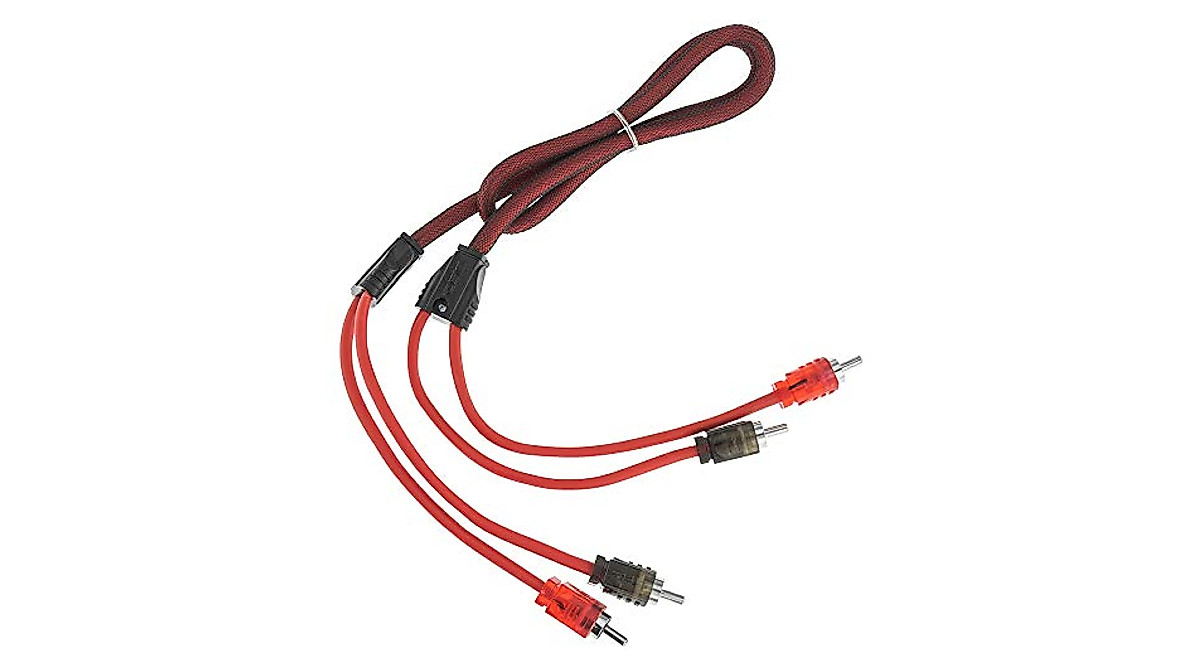 DS18 R20 RCA Ultra Flex Stereo Cable - High-Fidelity 2-Male to 2-Male ...