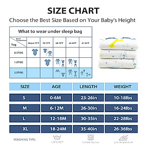 Mosebears Sleep Sack Baby Wearable Blanket with 2-Way Zipper,2.5 TOG Cotton Sleep Sack Unisex (White, 6-12 Months)
