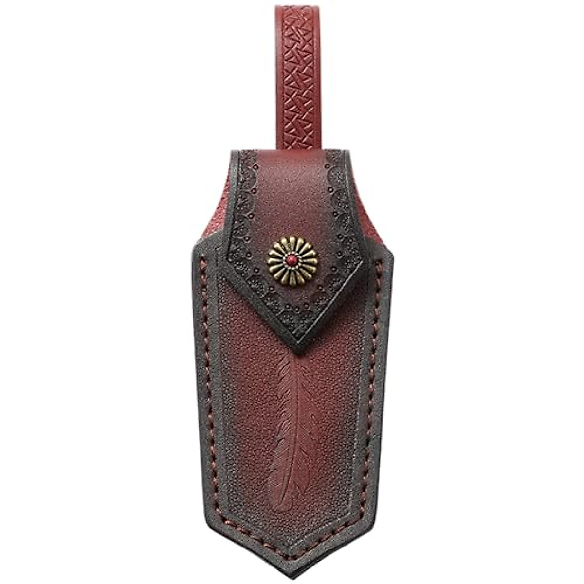 PTILSERY Leather Sheath Foldable Knife Pouches Foldable Knife Holsters Foldable Knife Sheath for Camping Outdoor Activity