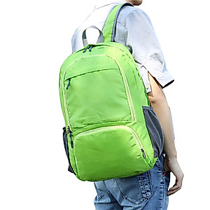 ZOORON Hiking Backpacks Foldable Lightweight Packable Backpack 30L Water Resistant Compact Folding Daypack for Travel