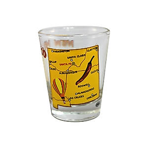 Souvenir Shot Glass New Mexico - NM