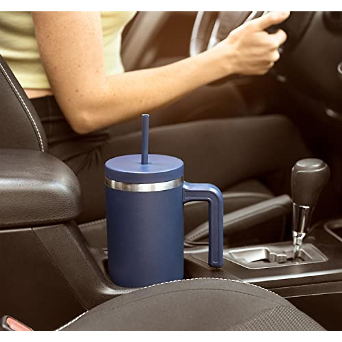 Hydrapeak Voyager 40 oz Tumbler With Handle and Straw Lid, Tumbler, 40 Oz Tumbler Handle, Tumbler Lid Straw, Tumblers, 40oz Tumbler With Handle (Sage)