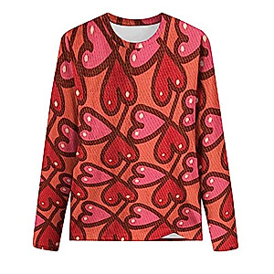 Valentine Shirts for Women Long Sleeve Happy New Year Shirt Stocking Stuffers for Teens Teacher Wine