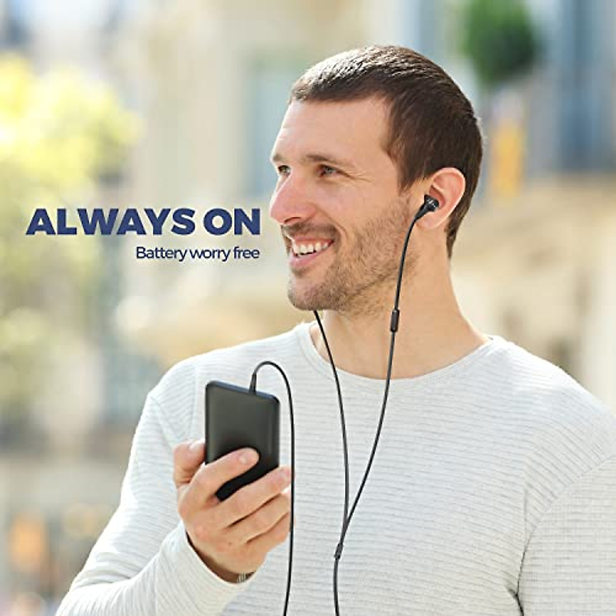 MuveAcoustics Spark Earbuds Wired Headphones with Mic - Phone Headset in Ear Buds Noise Cancelling for Computer Android Gaming Compatible with Samsung, Laptop, iPhone, iPod, iPad, Kindle, 3.5mm Jack