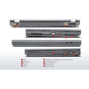 Lenovo ThinkPad T430 Business Laptop - Windows 10 Pro - Intel i7-3520M, 256GB SSD, 16GB RAM, 14.0" WXGA (1366x768) Anti-Glare Display, ThinkLight Keyboard Light, DVD/CD-RW, Fingerprint Reader