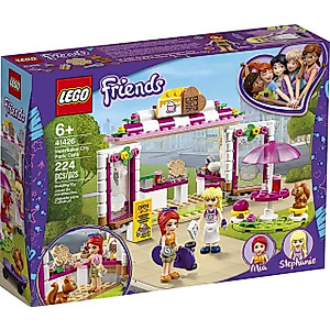 LEGO Friends Heartlake City Park Café 41426 Building Toy, Outdoor Café Set Inspires Role Play and Includes 2 Buildable Mini-Doll Figures, Great Gift for Kids Who Love Food Play (224 Pieces)