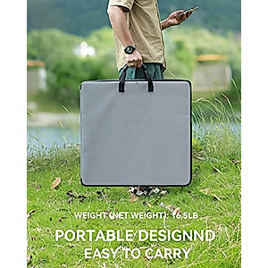 200W 36V Portable Solar Panel with MC4 Output for Power Station, Foldable Solar Panel with Adjustable Kickstand, Waterproof Solar Charger for Solar Generator Camping RV Off-Grid