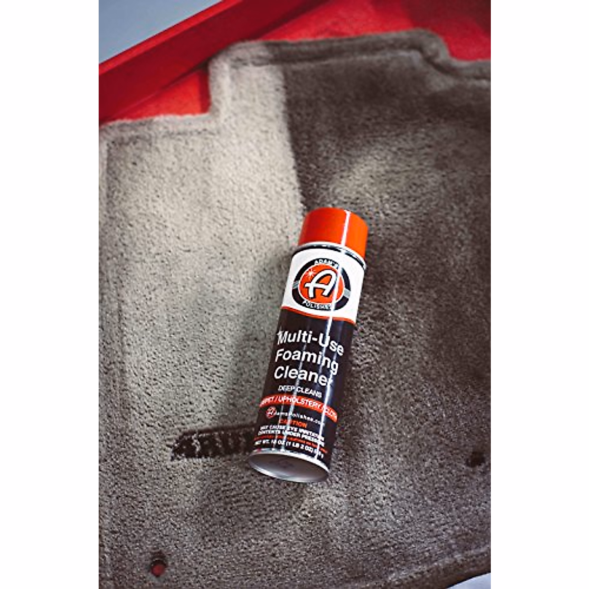 Adam's Polishes Multi-Use Foaming Cleaner - Foaming Formula for Simple and Fast Cleaning - Safe on Carpet, Cloth, and Velour (18 oz)