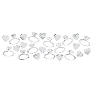 Amscan I Do and Rings Confetti, 1 Pack