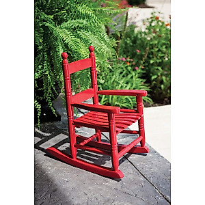 Classic Child's Porch Rocker - Red