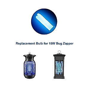 E27 15W U Type Replacement Bulb for 15W Bug Zapper, Compatible with HOMESUIT, Yluces, POWIFY, Keuomy, YISSVIC, and Other Models (2 Pack)