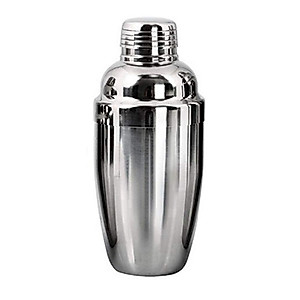 Stainless Steel Cocktail Shaker 8.4oz(250ml) Small Size Martini Shaker with Strainer and Lid Top