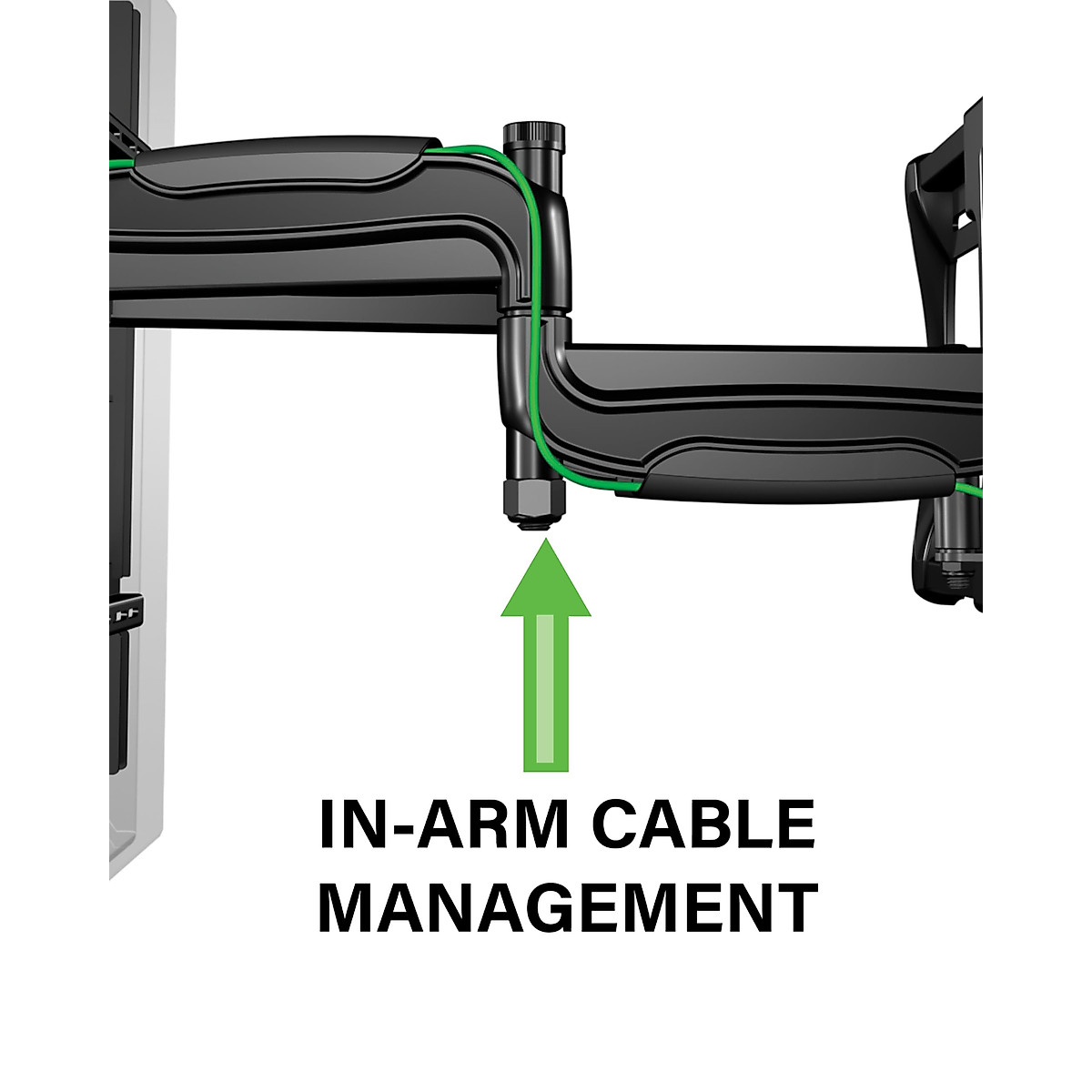 Made for Amazon Universal Full-Motion TV Wall Mount for 50-82" TVs and Compatible with Amazon Fire TVs