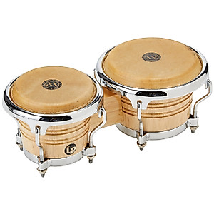LPM199-AW LPMC Mini Tunable Natural Wood Bongos
