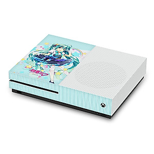 Head Case Designs Officially Licensed Hatsune Miku Stars and Rainbow Graphics Matte Vinyl Sticker Gaming Skin Decal Cover Compatible with Xbox One S Console