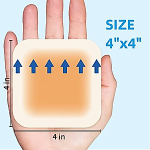 Dr. Med Hydrocolloid Wound Dressing 4"x4"-10 Pack/Box, Waterproof Adhesive Bordered Bandage, for Light Exudate, Abrasions, Pressure Ulcer, Bed Sore, Superficial Wound Care