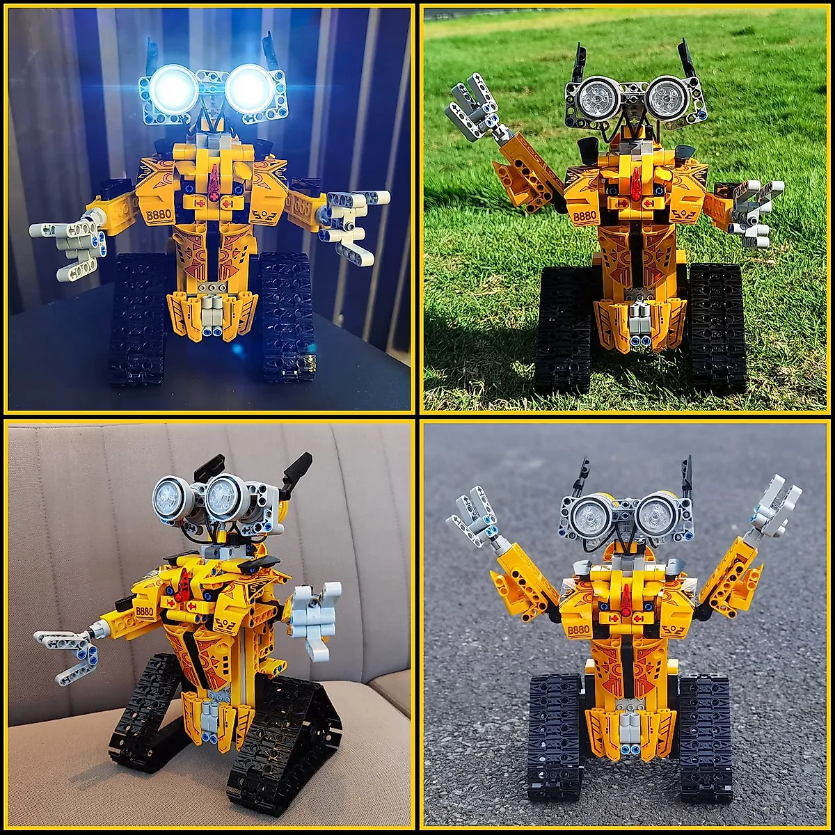 OASO STEM Projects for Kids Ages 8-12, Remote & APP Controlled Robot Building Toys Birthday Gifts for Boys and Girls (468 Pieces)