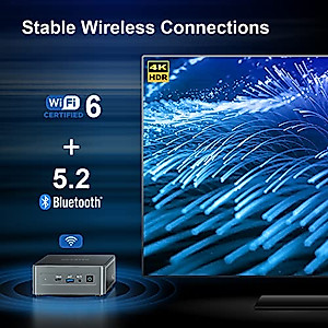 GEEKOM Mini PC Mini IT11, 11th Intel Core i7-11390H (up to 5.00 GHz), 32GB DDR4 RAM 2TB M.2 SSD, Windows 11 Pro Mini Computers NUC 11, USB4.0/8K UHD/WiFi 6/BT5.2, Home/Office Mini Desktop Computer