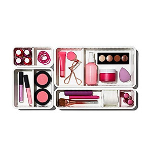 OXO Good Grips 4-Piece Complete Adjustable Drawer Bin Set with Removable Dividers