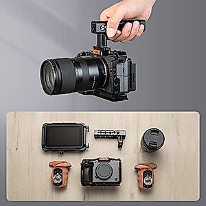 SmallRig Top Handle Grip with Locating Point for Arri, Adjustable Camera Handle with Mounting Points, Shoe Mount for Video Camera Cages, LED Lights Microphones- 1984