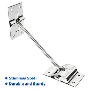 ACXFOND T Style RV Entry Door Holder, 304 Stainless Steel Trailer Door Latch, 6 Inches RVDoor Latch Trailer Door Holder RV Screen Door Latch for Camper Trailer Cargo(2 Set)