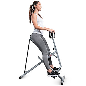 Sunny Health & Fitness Squat Assist Row N Ride® Glutes Training Machine